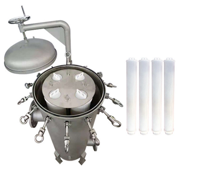 High Flux High Flow Filter Housing Cartridge Type Water Treatment DN80