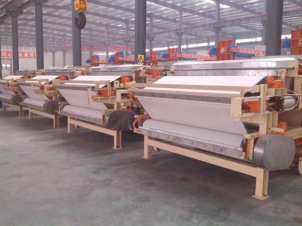 Sludge Dewatering Belt Filter Press Machine System Plant