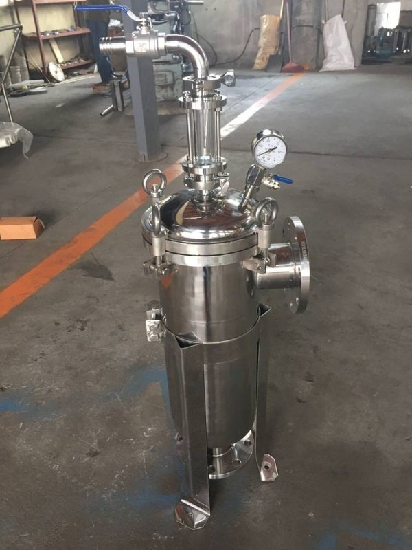 inline bag filter housing Oil Water Separation 0.5 micron SS304 316L