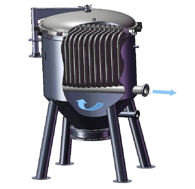 Horizontal Leaf Filter Press Manufacturer Stainless Steel Closed Filter ...